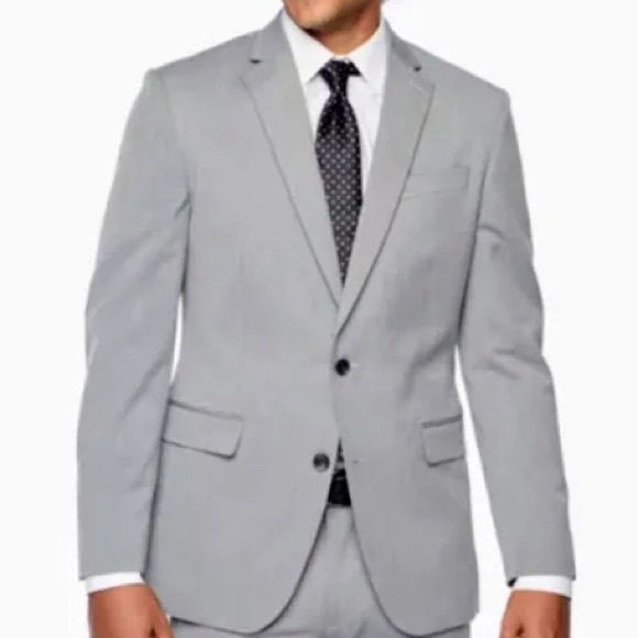 jf j.ferrar | Suits & Blazers | Jfj Ferrar Mens Slim Fit Light Grey ...